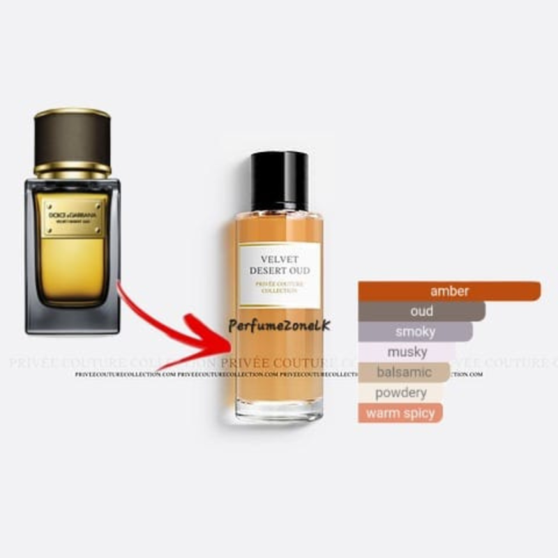 Velvet Desert Oud Privee Couture Collection 30ml - PerfumeZoneLK