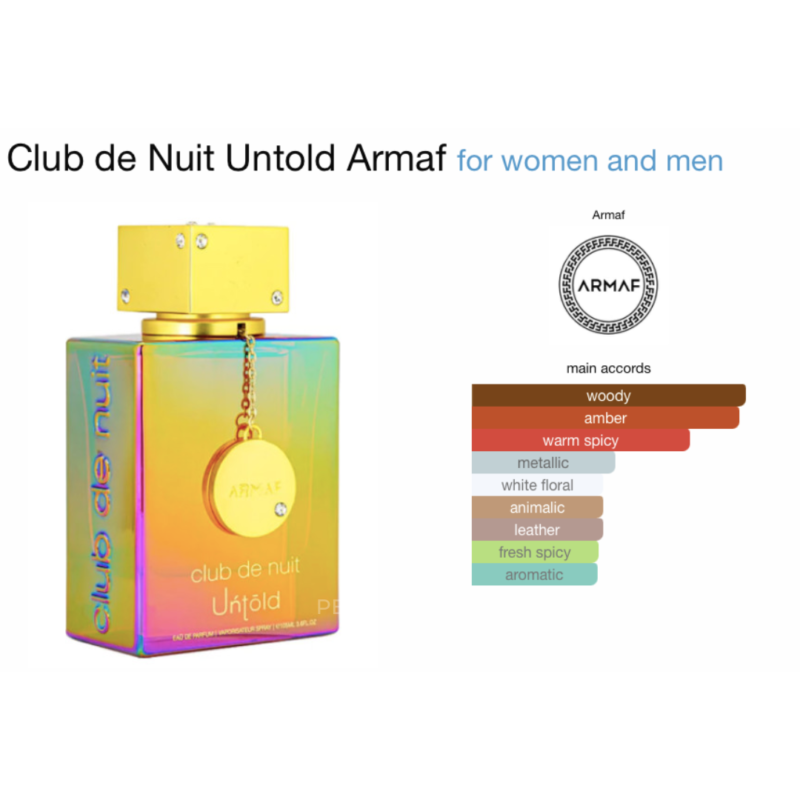 Armaf Club De Nuit Untold 105ml - PerfumeZoneLK
